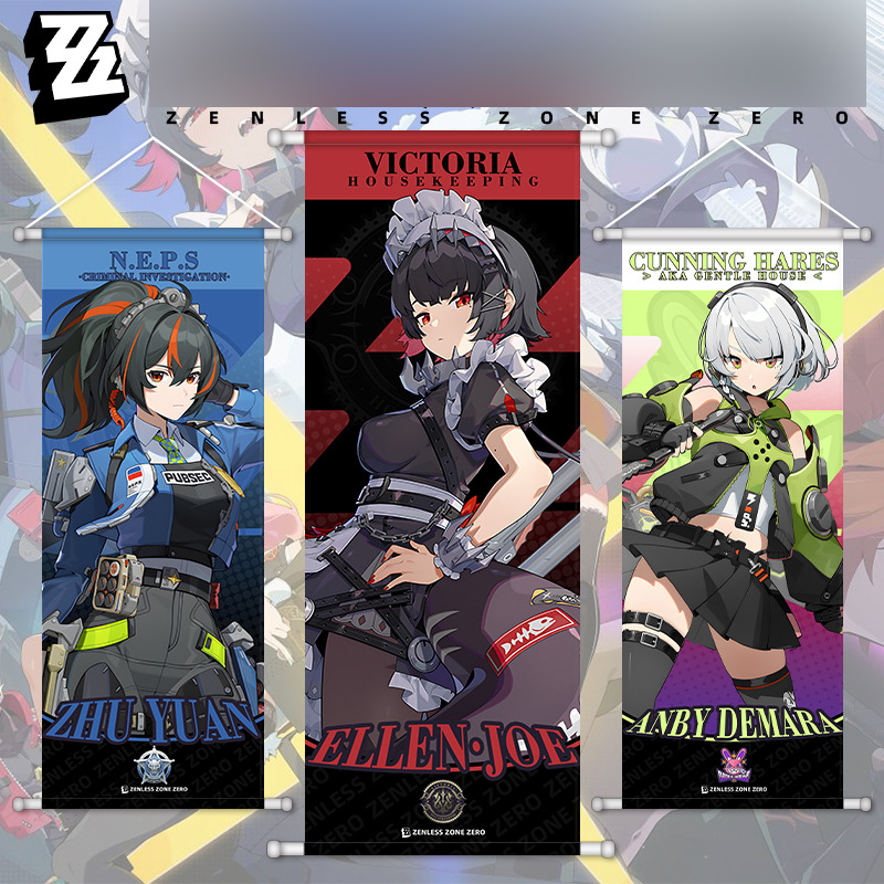 Zenless Zone Zero ภาพวาดแขวน zhyuan Ellen ตกแต่งผนัง | Shopee Thailand