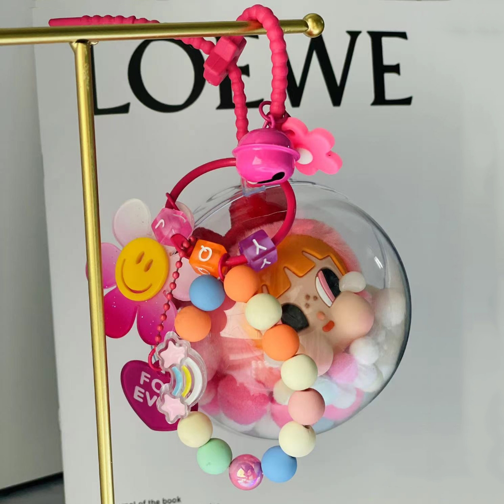 baby tree ขวบพวงกุญแจจี้เด็ก crybaby Labubu ลาบับ กระเป๋าป้องกันการสูญ ...