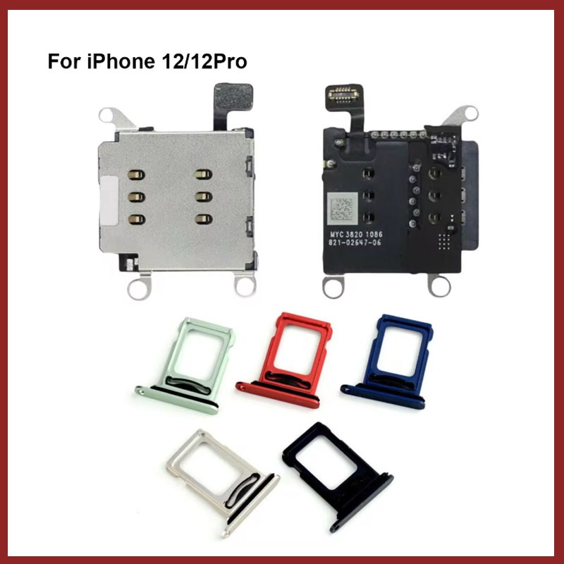 Dual Nano ซิมการ์ดที่ใส่ถาดสําหรับ iPhone 12 12Pro max mini Dual Sim ...