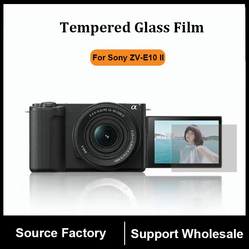 สําหรับ Sony ZV-E10II ZV-E10M2 กล้องฟิล์มกระจกนิรภัยความละเอียดสูงกล้องป้องกันหน้าจอฟิล์ม ZV-E10 ...