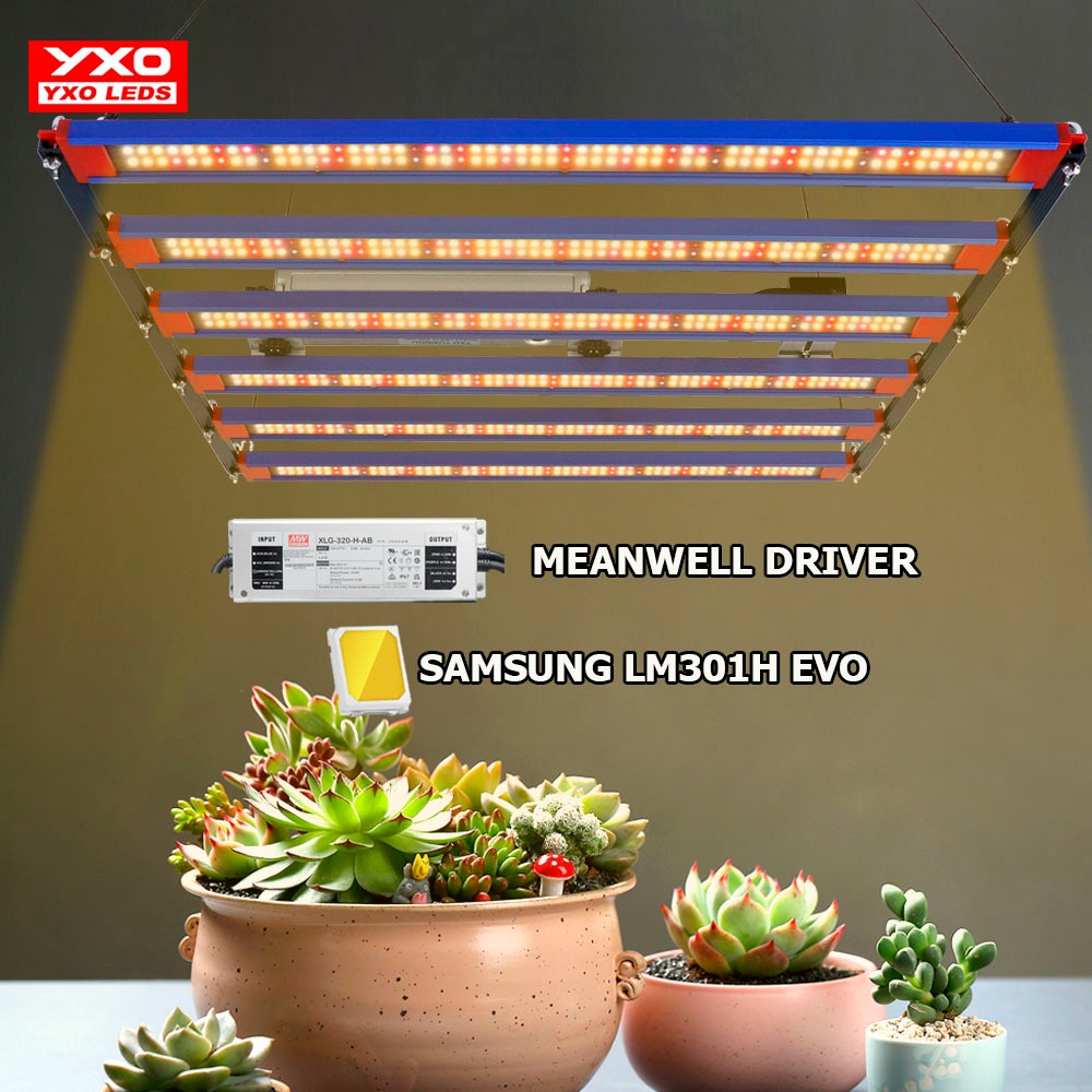 การเจริญเติบโตของไฟ LED 2400W 3200W ซัมซุง LM301H ไดร์เวอร์เตือนภัยต้นไม้ Meanwell ไดร์เวอร์ช่วย ...