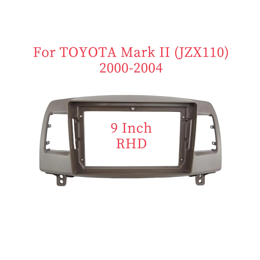 9 นิ้วรถ Fascia แผงวิทยุสําหรับ TOYOTA Mark II (JZX110) 2000-2004 Dash ...