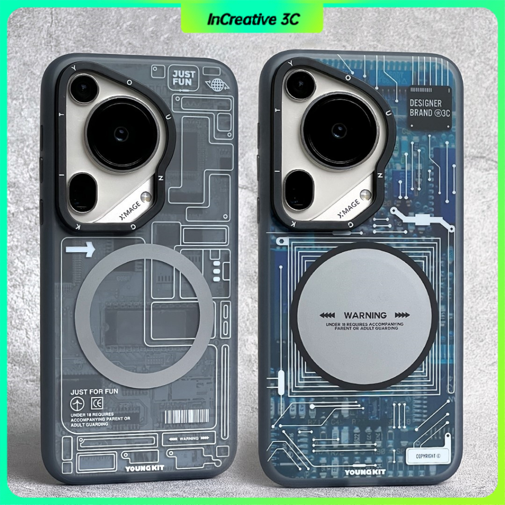 เคสแม่เหล็ก Youngkit 3D เข้ากันได้กับ Huawei Pura 70 Pro+ / 70 Ultra ...