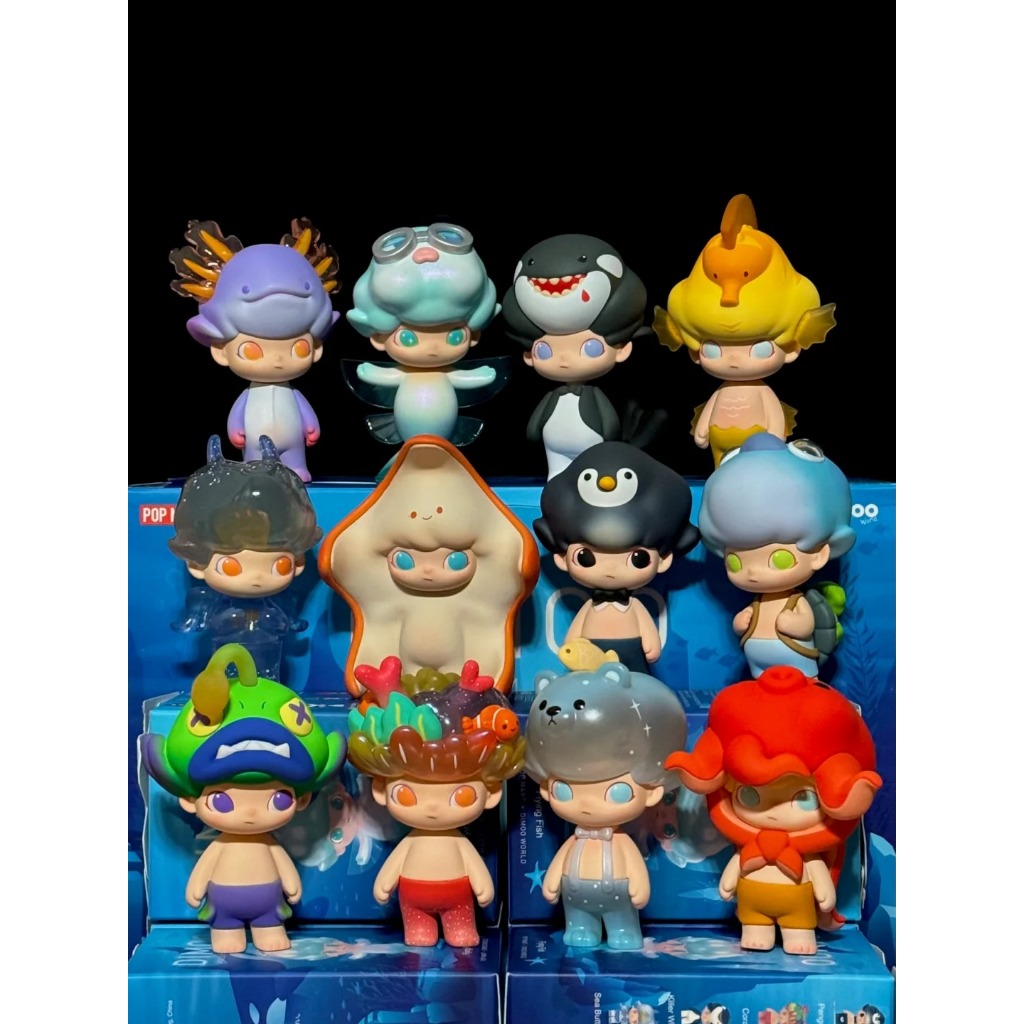 [ของแท้]POPMART DIMOO Aquarium Series BLIND BOXกล่องสุ่ม popmart art ...