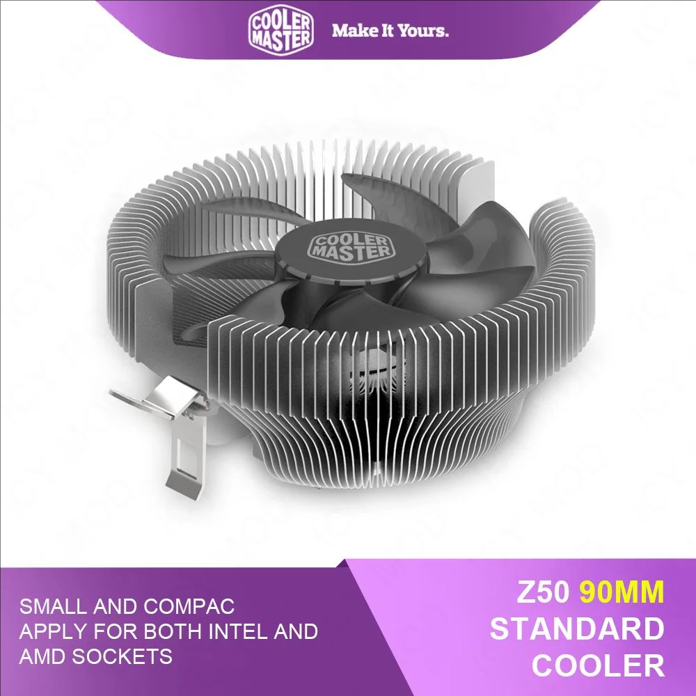 Cooler Master Z50 MINI CPU Cooler หม้อน้ํา 90 มม.พัดลมเงียบสําหรับ ...