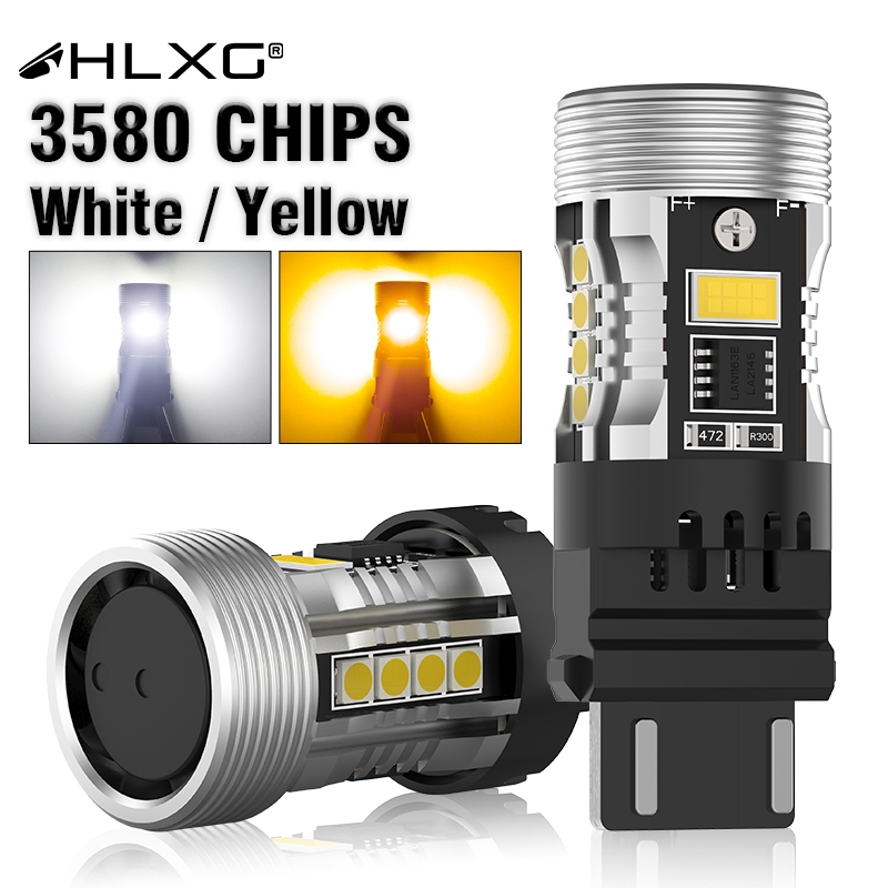 2 ชิ้น 3157 7440 7743 1156 1157 หลอดไฟ LED Canbus 3157 P27/7W T25 7443 W21/5W T20 LED CSP 1:1 ไฟ ...