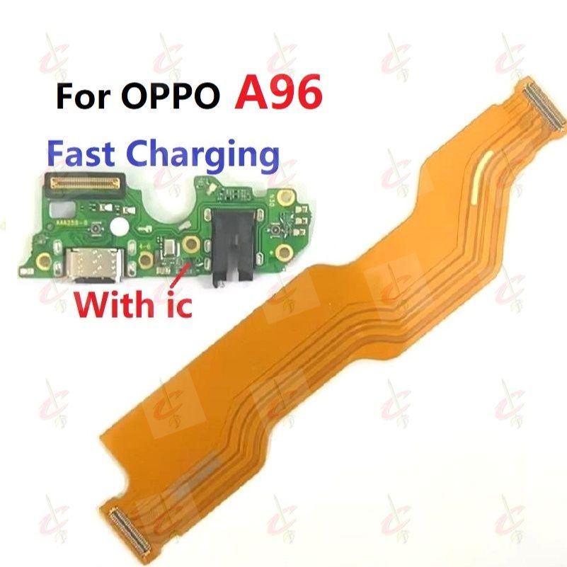 แพรตูดชาร์จ ตูดชาร์จ (Charging board) สําหรับ OPPO A96 แพรต่อจอ (Board ...