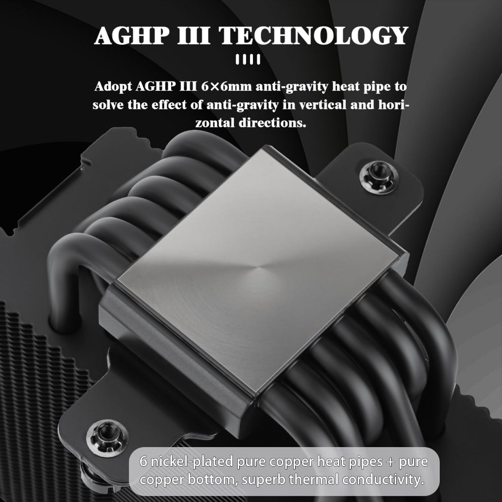 Thermalright BA120 EVO DARK CPU Air Cooler 6 ท่อความร้อนหม้อน้ําพัดลม ...