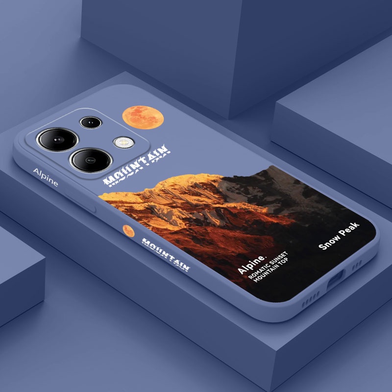 เคสโทรศัพท์สําหรับ Xiaomi Redmi Note 13 Pro Plus + 4G 5G Snowy Mountain ...