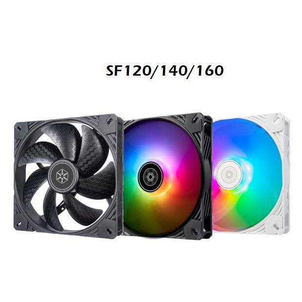 Silverstone SF120/SF140/SF160 Shark Force 120 มม./140 มม./160 มม.พัดลม ...