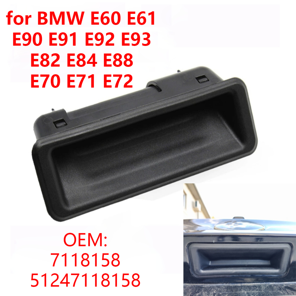 7118158 รถด้านหลังบูตลําต้นปล่อยสวิทช์เปิดจับ 51247118158 สําหรับ BMW ...