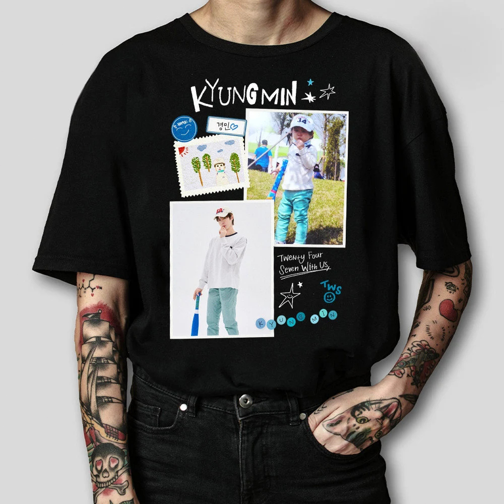 Kyungmin Tws Kpop เสื้อยืด, เสื้อ Tws Kyungmin, เสื้อสมาชิก Tws, Tws ...