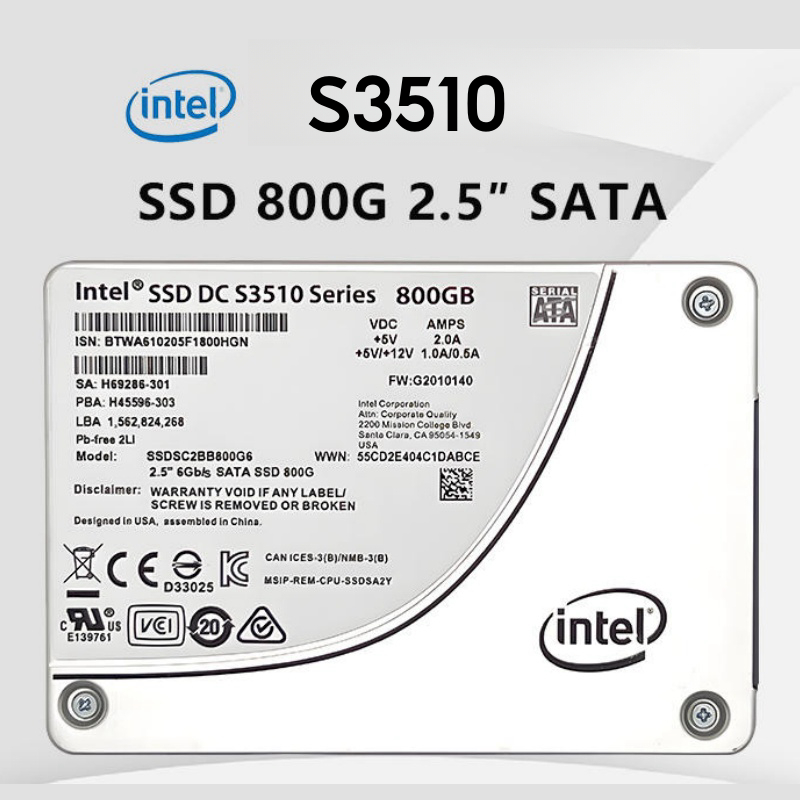 S3510 800G SATA ฮาร์ดไดรฟ์เซิร์ฟเวอร์ SSD MLC SSDSC2BB800G6 | Shopee Thailand