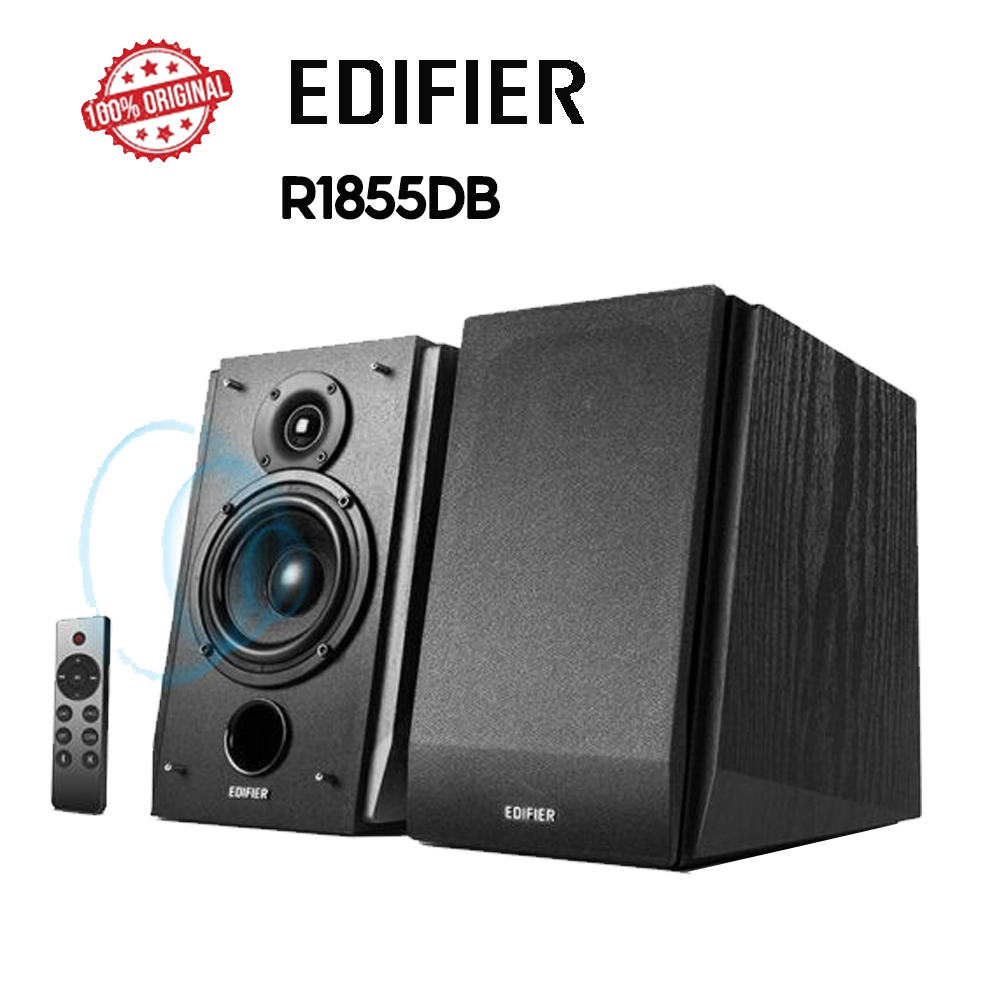 Edifier R1855DB Active Bookshelf Speakers, Bluetooth และ Optical Inputs ...