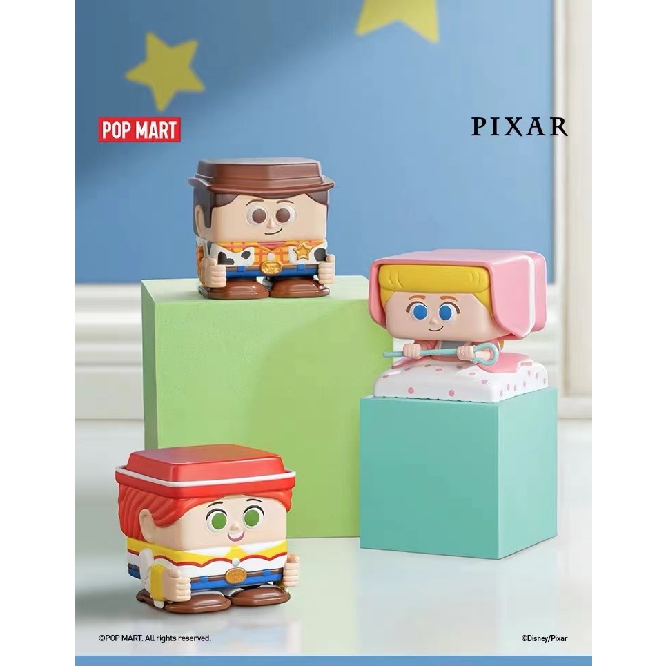 Popmart Bubble Matt Disney/Pixar POP CUBE-2 series เครื่องประดับของขวัญ ...