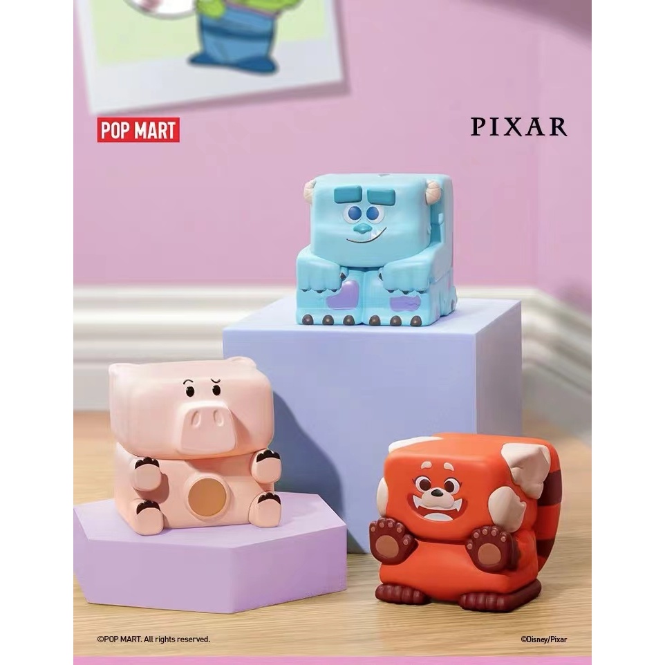 Popmart Bubble Matt Disney/Pixar POP CUBE-3 series เครื่องประดับของขวัญ ...