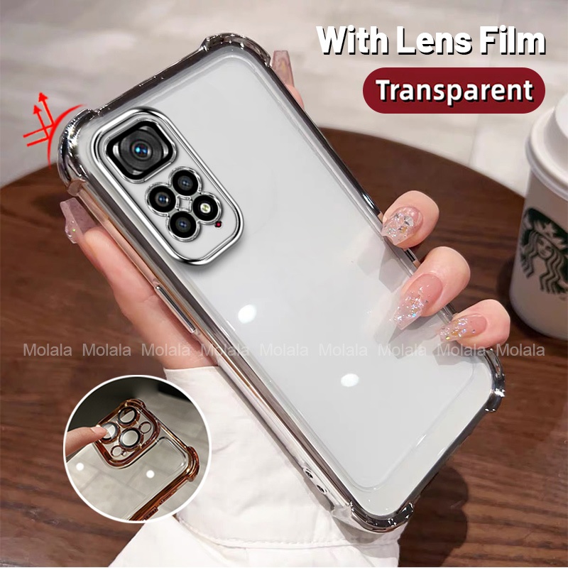 เคสโทรศัพท์, สำหรับ Xiaomi Redmi Noote 11 11s 10s 9s 9 Pro Note10 Pro 4G เคสนิ่ม, โปร่งใส, ถุงลม ...