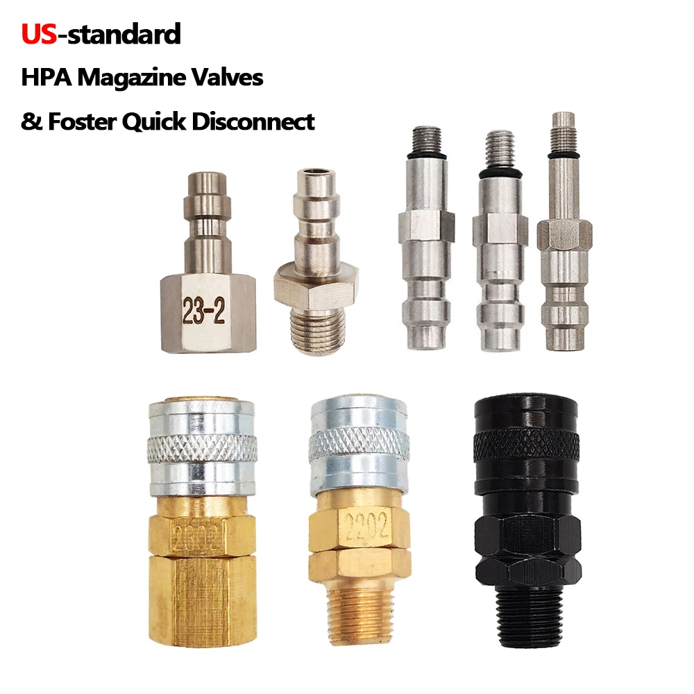 Hpa Foster US Quick Disconnect Air Release, หญิง Coupler ชายปลั๊ก Marui ...