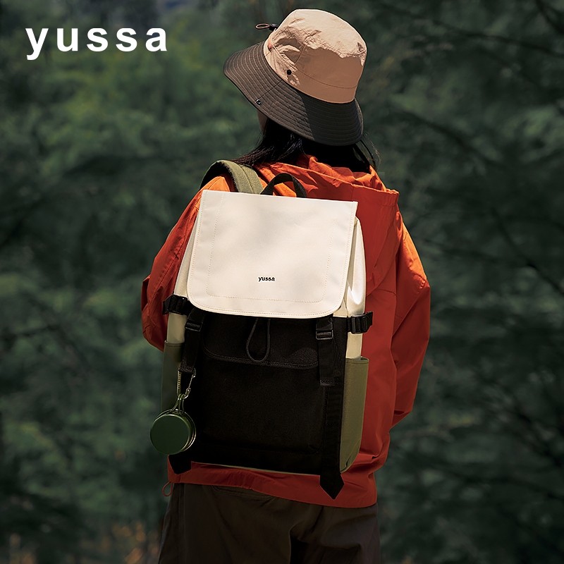 yussa กระเป๋าเป้ขนาด 15 นิ้ว สำหรับการเดินป่า การเดินทาง นักเรียน ...