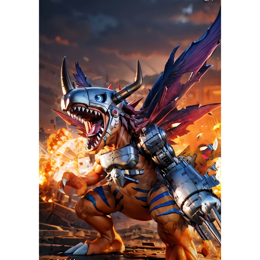 Digimon Mechanical Tyrannosaurus Beast Yagami Taiyi แขนเปลี่ยนได้ GK ...