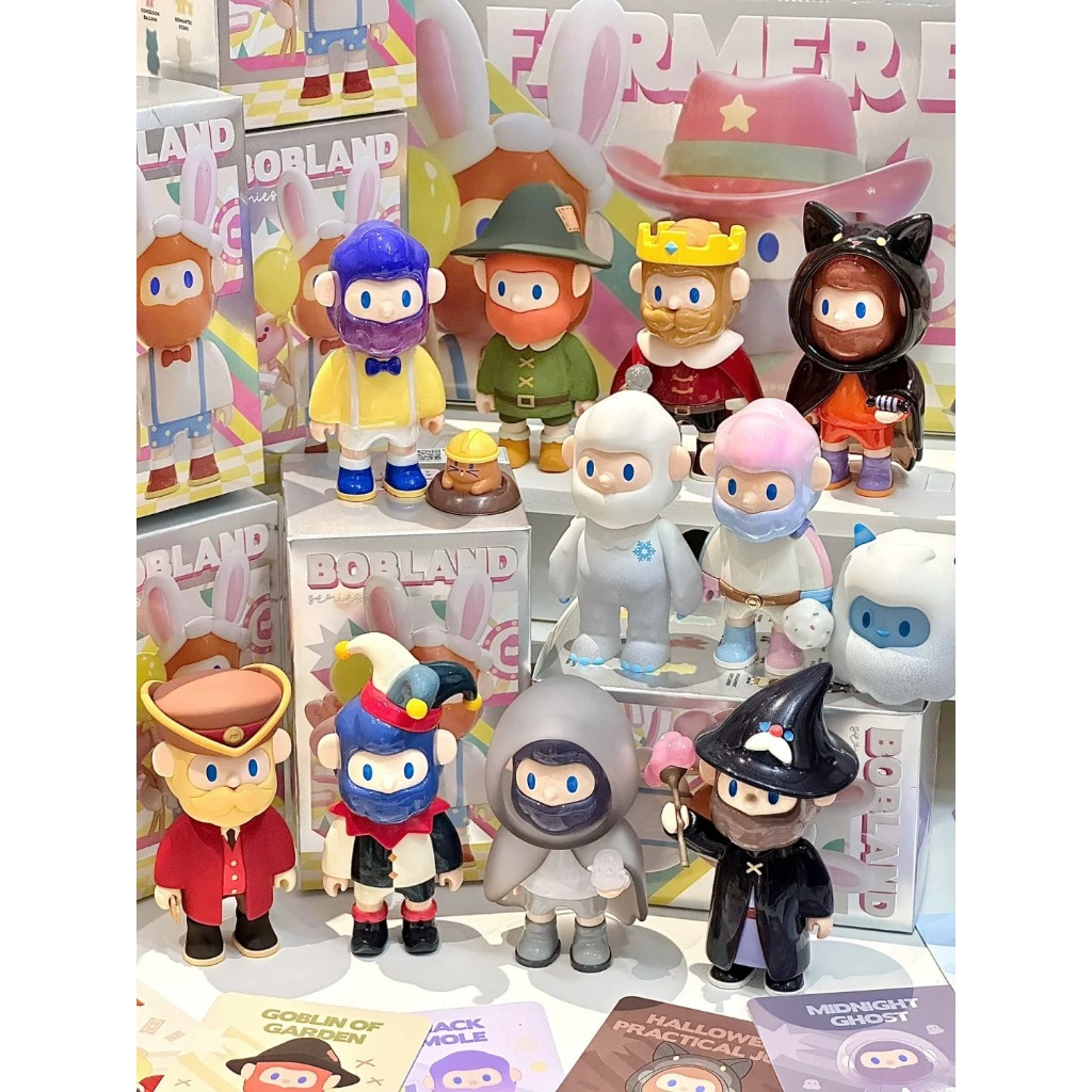 [ของแท้]Finding unicorn FARMER BOB V8 BOB LAND Series BLIND BOX art toy ...