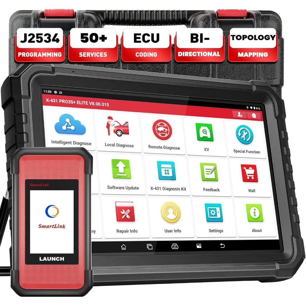 2025 Launch X431 PRO3S + ELITE Smartlink C V2.0 เครื่องมือวินิจฉัยรถยนต์ J2534 CANFD DOIP เต็ม ...