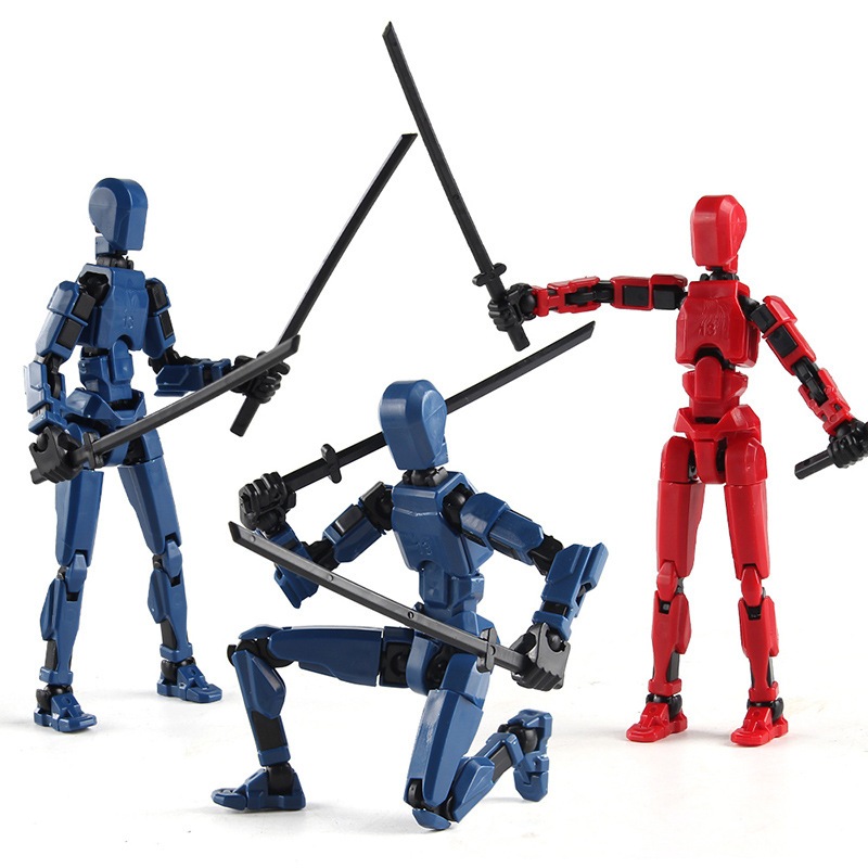 Lucky Doll 13-Joint Movable 3D การพิมพ์รุ่น Joint Man diy Assembly ...