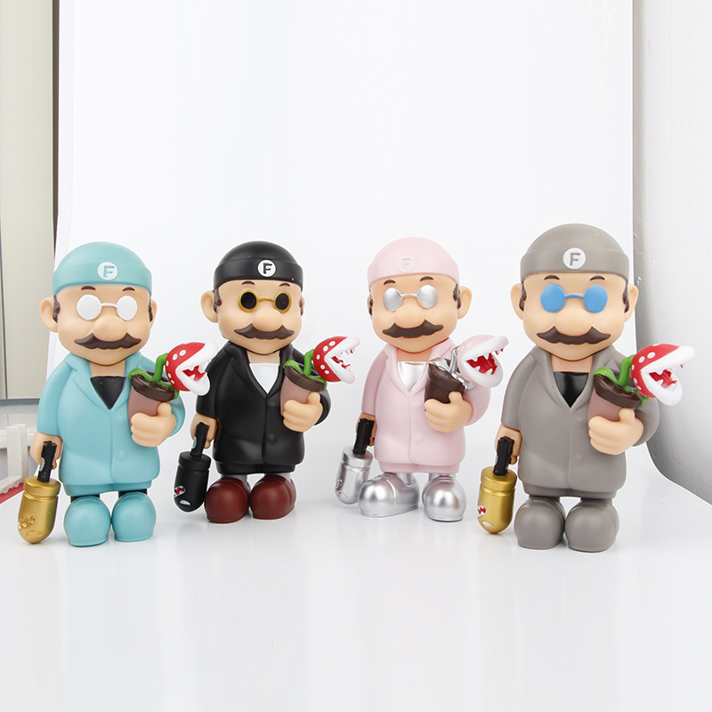 1 ชิ้น 22 ซม. เกม Super Mario Bros. อะนิเมะรูป Mario Leon Professional ...