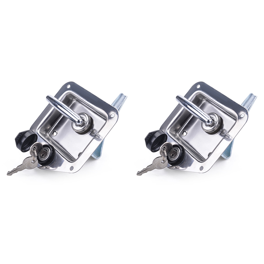 (2PCS) 4-3/4 "X4-7/8" กล่องเครื่องมือสลัก T Handle Latches พร้อมตัวล็อค ...