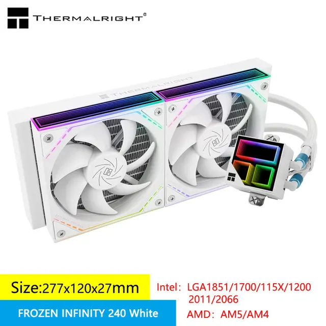 Thermalright Frozen Infinity 240/360 Liquid CPU Cooler พัดลม PWM ...