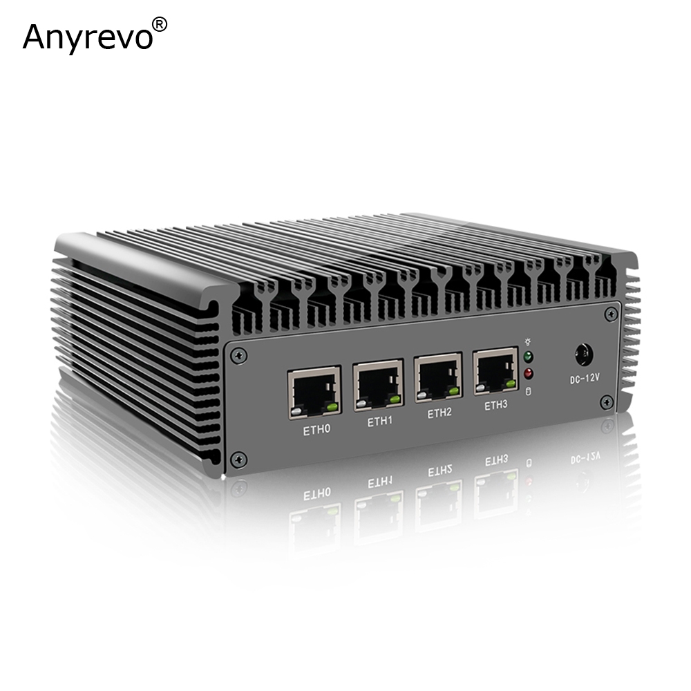 Fanless Mini PC intel Celeron N5095 Quad Core Soft Router พร้อม HDMI ...