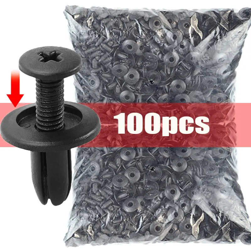 20/100pcs รถกันชน Fender พลาสติก Fasteners คลิป Rivets สกรูประตู Trim ...