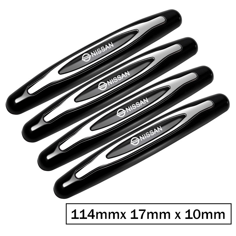 4pcs รถประตู Guard ประตู Ding ป้องกันขอบ Moulding Anti Scratch ด้านข้าง ...