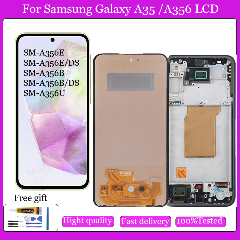 หน้าจอ LCD Samsung Galaxy A35 5G ดั้งเดิมพร้อมการเปลี่ยนเฟรม | Shopee ...