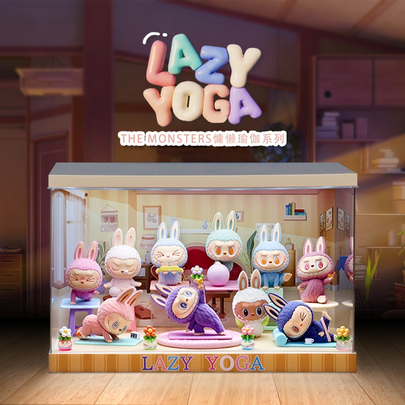 NEW พร้อมส่ง ของแท้ POPMART LABUBU THE MONSTERS LAZY YOGA Series Blind ...