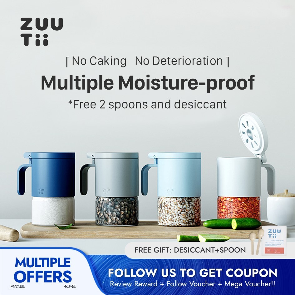 Zuutii ขวดปรุงรส(300ml) ชุดภาชนะเครื่องเทศที่เก็บของในครัว 4 สีใหม่ | Shopee Thailand