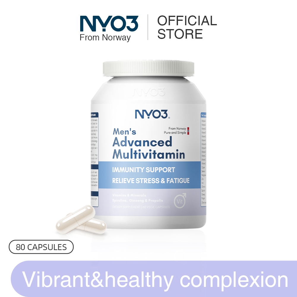 NYO3 นอร์เวย์นําเข้า Multivitamin CB Minerals Unisex Universal ปรับปรุง ...