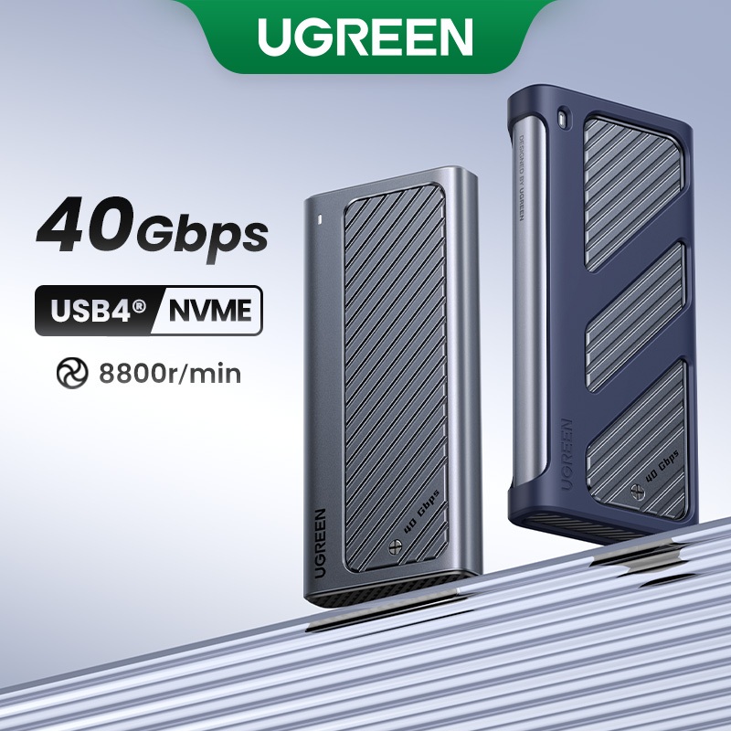 Ugreen 40Gbps M.2 NVMe SSD enclosure อะแดปเตอร์คอมพิวเตอร์ USB 4 NVMe protocol M.2 hard disk ...