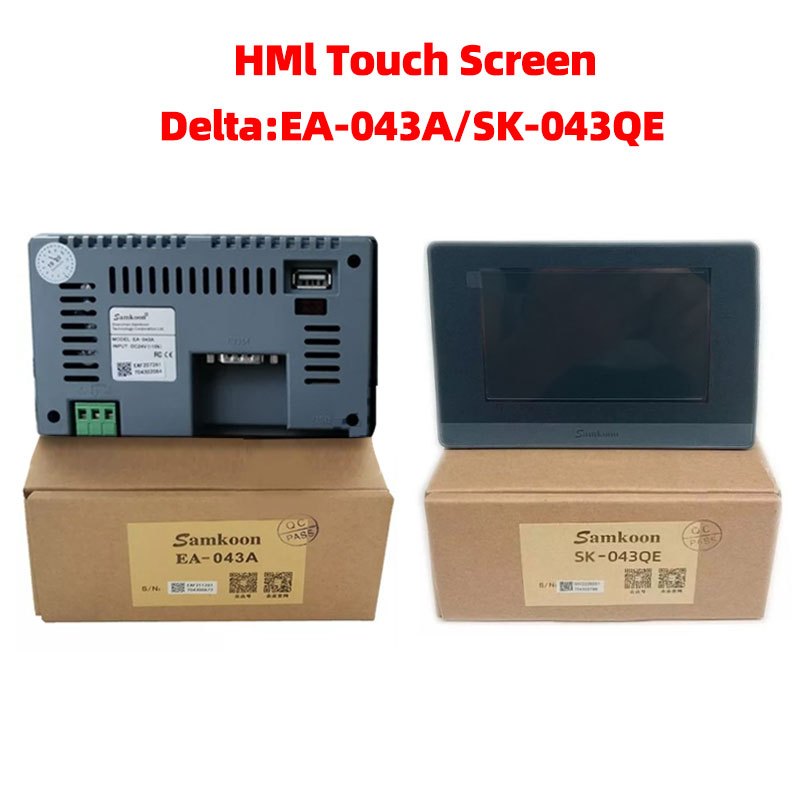 Samkoon EA-043A HMI หน้าจอสัมผัสใหม่ 4.3 นิ้ว 480*272 อินเทอร์เฟซเครื่องมนุษย์ HMI SK-043QE DC ...