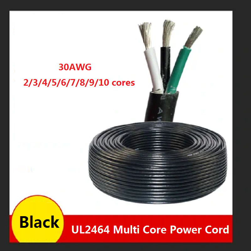 Ul2464 Multi-Core Sheated สายไฟ 26AWG 2/3/4/5/6/7/8/9/10 Core ดีบุก ...