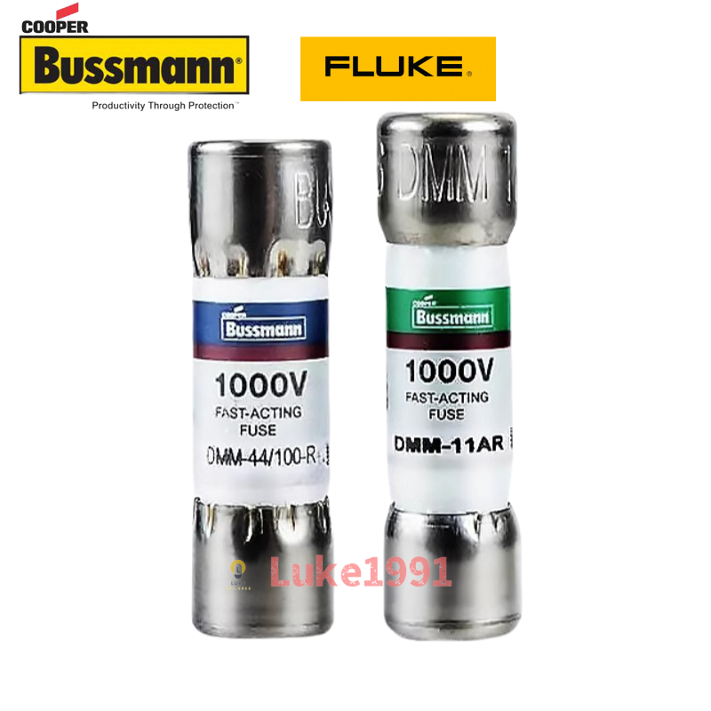 BUSSMANN ฟิวส์ FLUKE มัลติมิเตอร์ DMM-44/100-R DMM-11AR FF500MA DMM-B ...