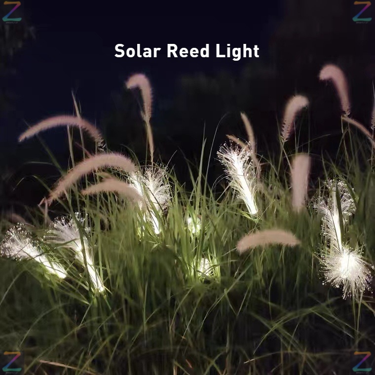 ไฟภูมิทัศน์กันน้ํากลางแจ้ง Solar Reed LED ปลั๊กกราวด์ | Shopee Thailand