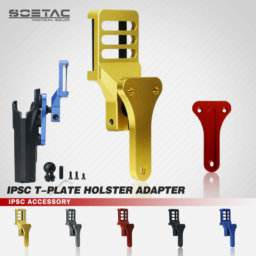 อะแดปเตอร์อลูมิเนียมการแข่งขัน SOETAC IPSC | ขายึด T-Plate แบบปรับได้ ...