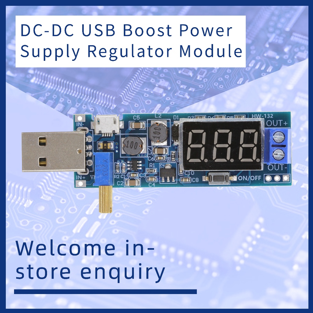 (ส่วนลดสำหรับปริมาณมาก) โมดูลควบคุมแหล่งจ่ายไฟ DC-DC USB Boost 5V ถึง 3 ...