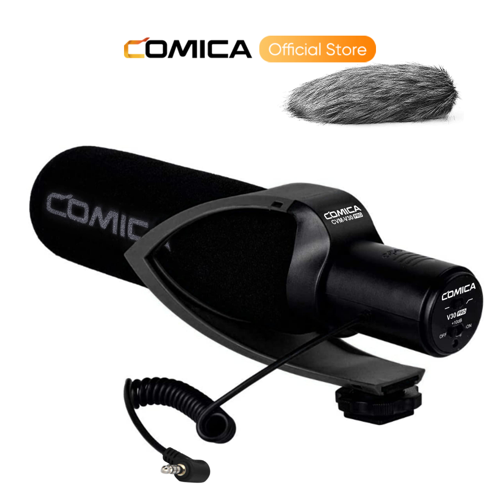 COMICA CVM-V30PRO Shotgun Microphone Professional Super Cardioid Video ...