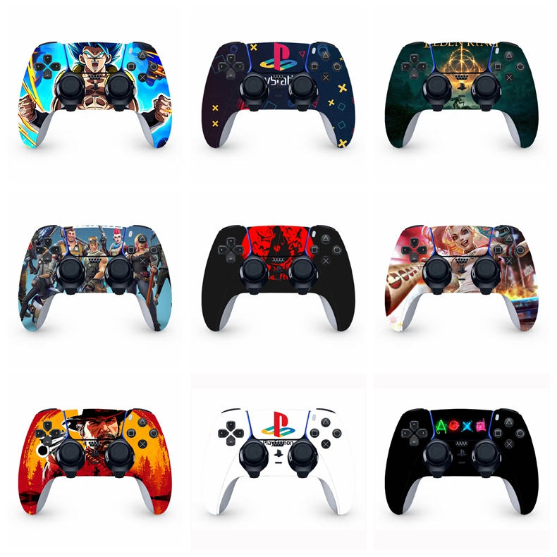 2 แพ็ค PS5 Wireless Controller Remote Skins Decal Wrap 40 สี Dualshock ...