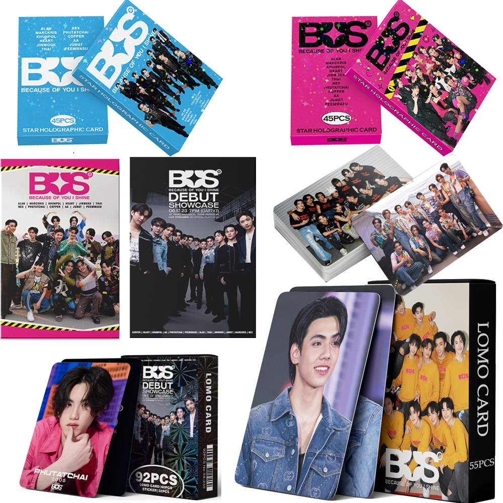 การ์ด Lomo Bus Photocards 55 ชิ้น Lomocard Holographic Photocard 124/55 ...