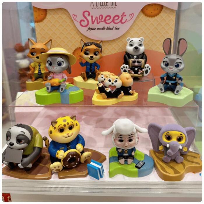 Miniso Disney Zootopia Sit Nicely Blind Boxs Toy Collection Gift Judy ...