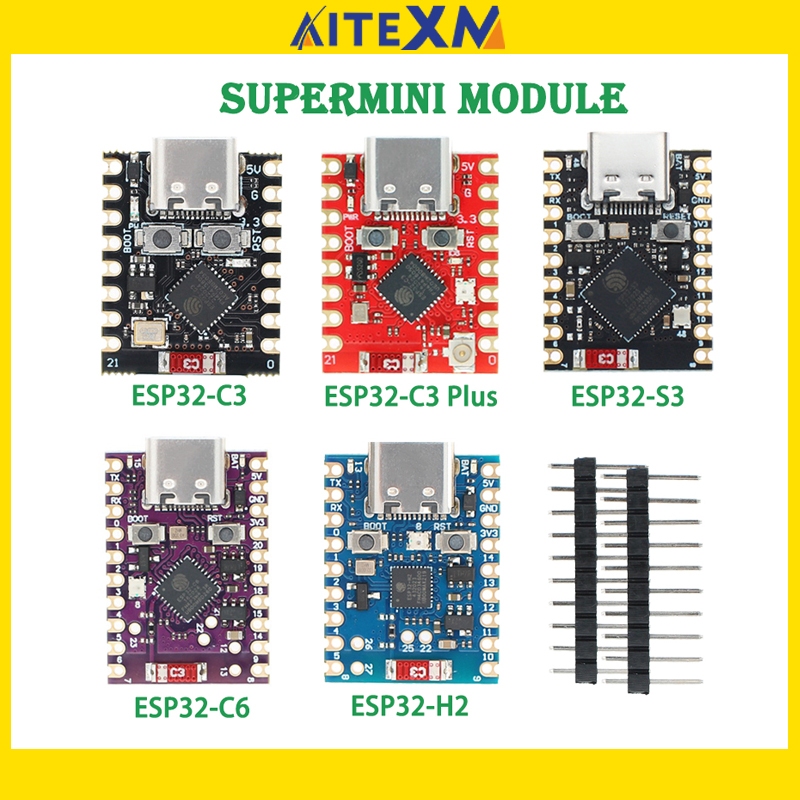 Esp32 Supermini บอร์ดพัฒนา Esp32 C3esp32 S3esp32 C6esp32 H2 บอร์ด 6841
