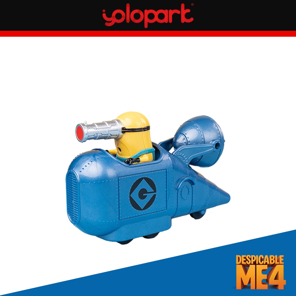 YOLOPARK Despicable Me 4 Mega Minions Gru's Car Friction Car Toys For ...